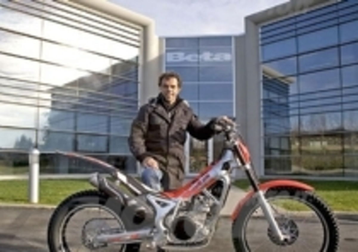 Capirex, grande appassionato di trial, visita la Betamotor - Sport ...
