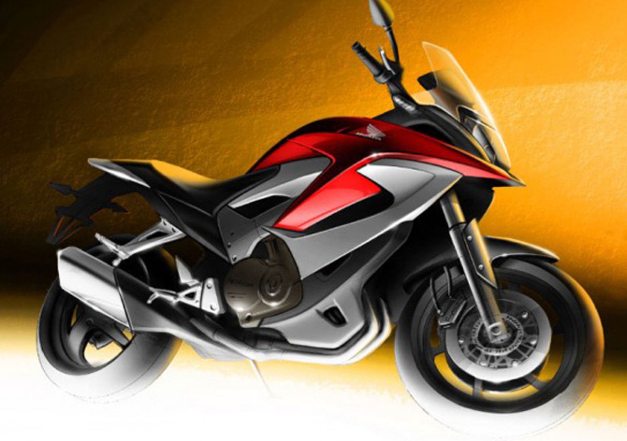 Honda crossover V4: una nuova immagine - News - Moto.it