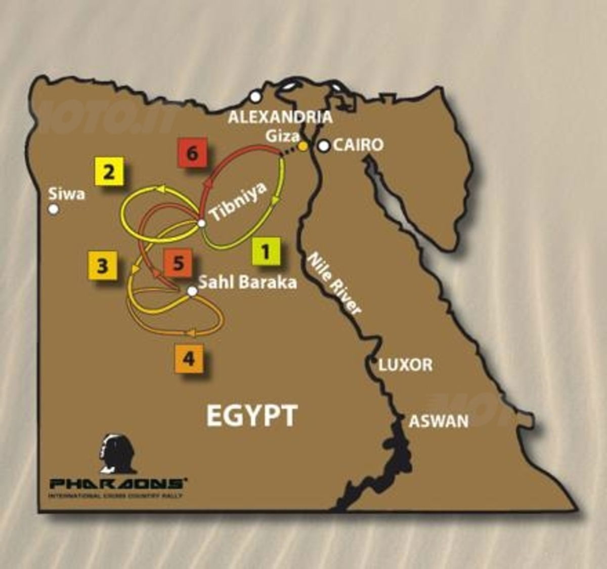 Pharaons Rally, ecco il percorso! - Sport - Moto.it