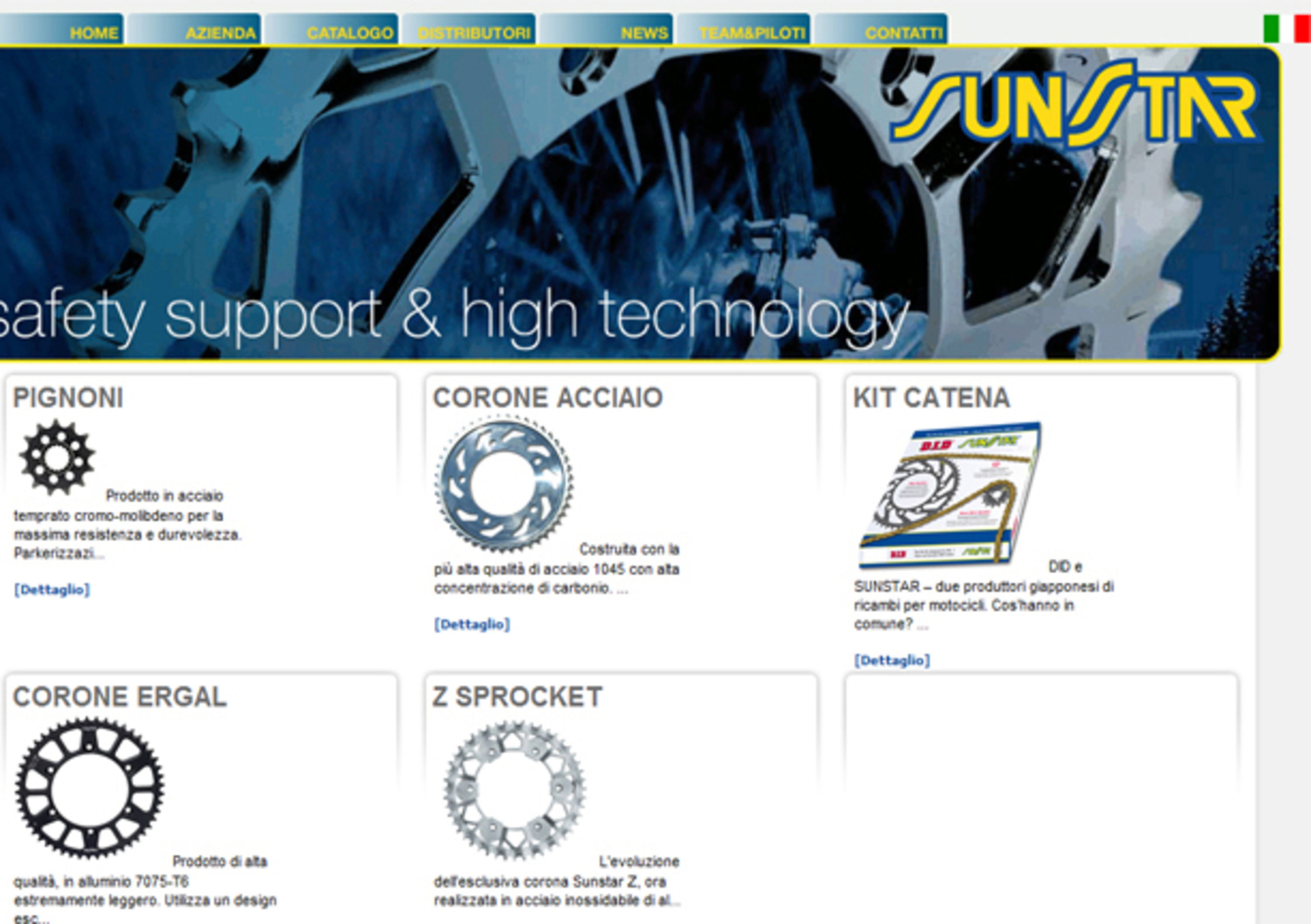 Nuovo sito web per Sunstar - Accessori - Moto.it