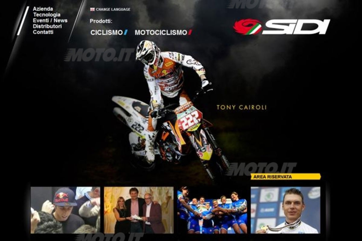 Nuovo sito Web per SIDI Sport - Accessori - Moto.it