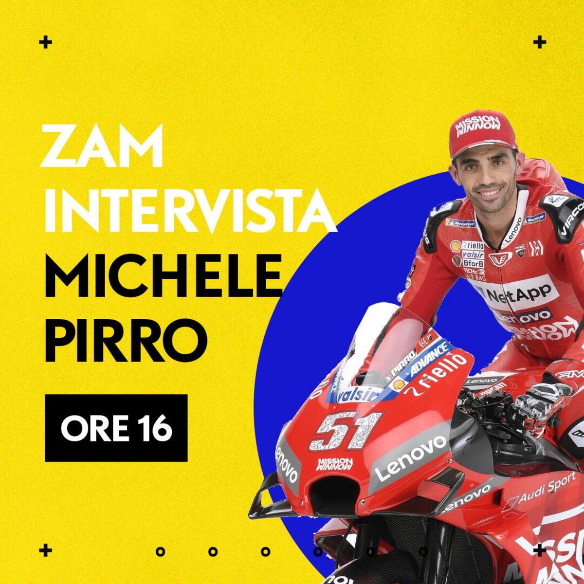 Michele Pirro in diretta su Instagram con Zam - News - Moto.it