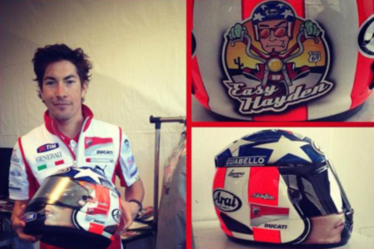 A Laguna Seca Hayden correrà con un casco jet - MotoGP - Moto.it