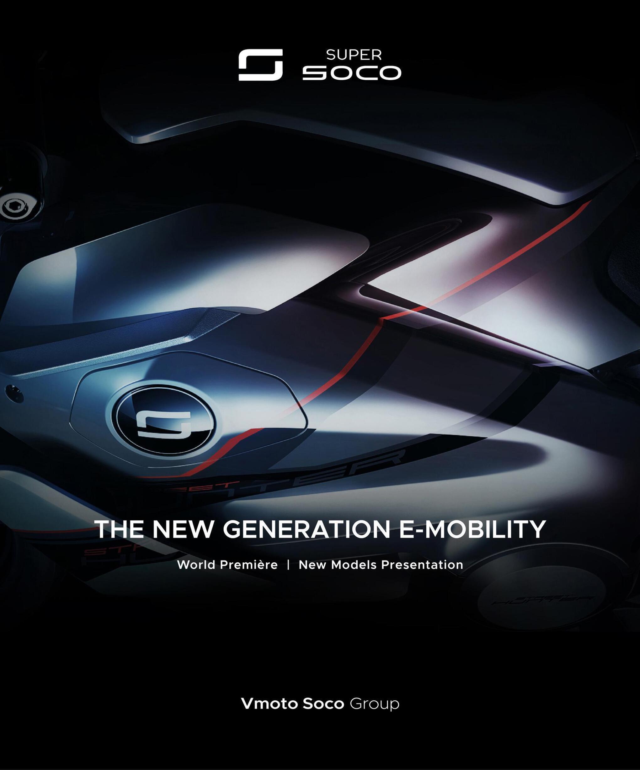 Super Soco World Premiere 2021, il secondo teaser - Elettrico - Moto.it