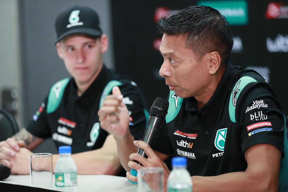 Razlan Razali, il boss del Petronas Sepang Racing Team, in missione ...