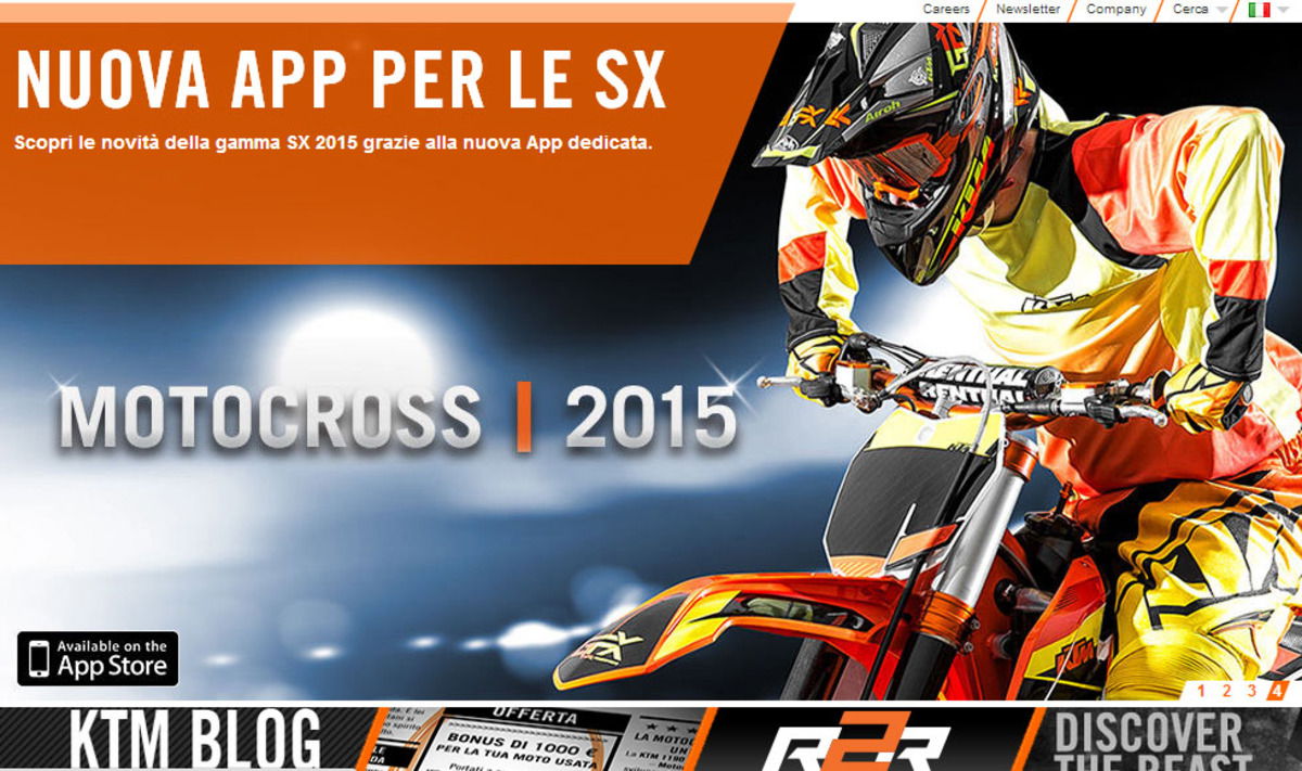 KTM goes Digital: l'App per scoprire le novità della gamma SX 2015 ...