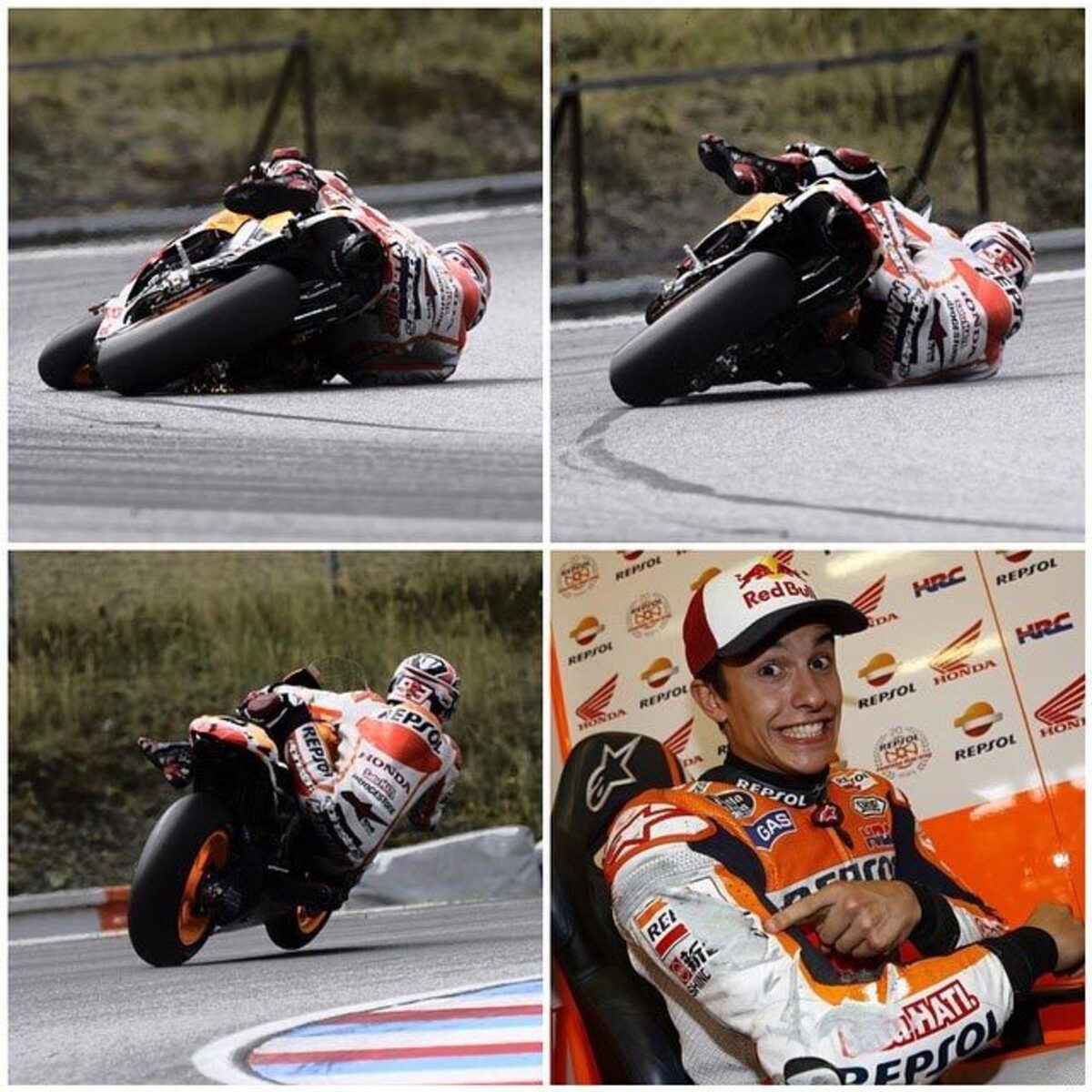 Marc Marquez, salvataggio da record a Brno - Sport - Moto.it