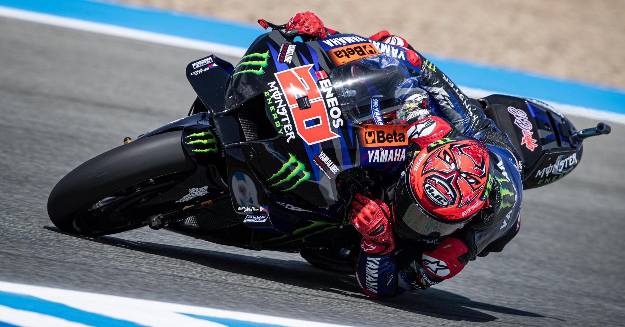 MotoGP 2023. GP di Spagna a Jerez. Fabio Quartararo 16esimo e ...