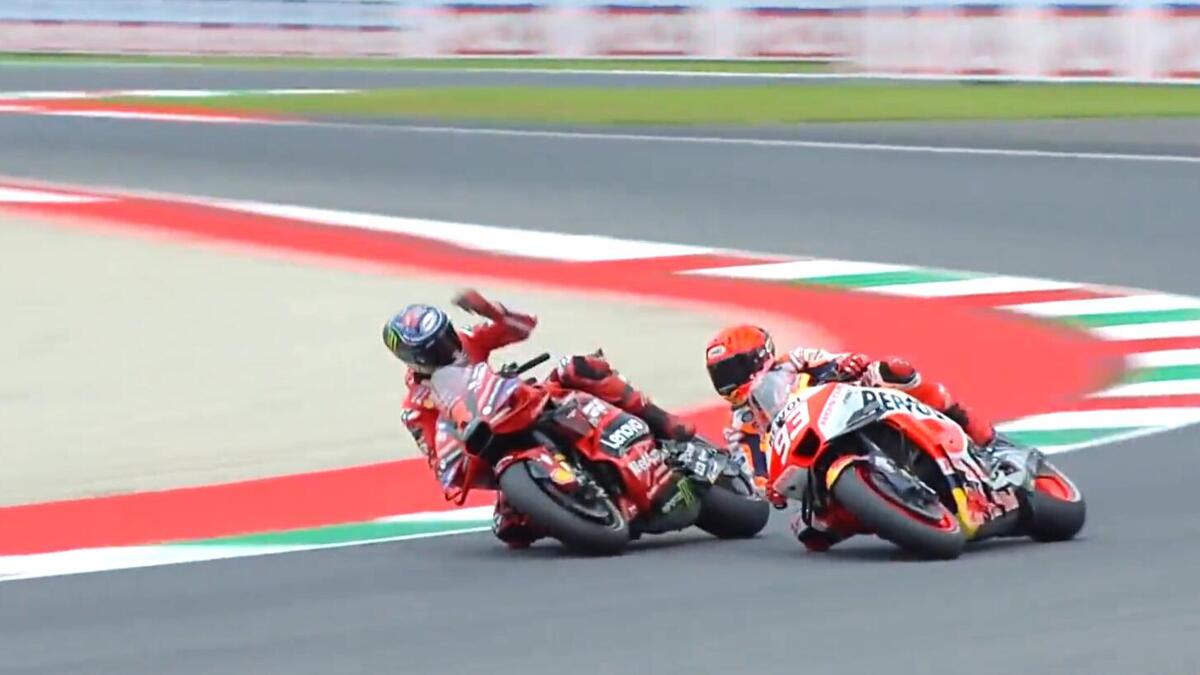 MotoGP 2023. GP d'Italia al Mugello. Pole: Pecco Bagnaia primo, Marc Marquez secondo tra le ...