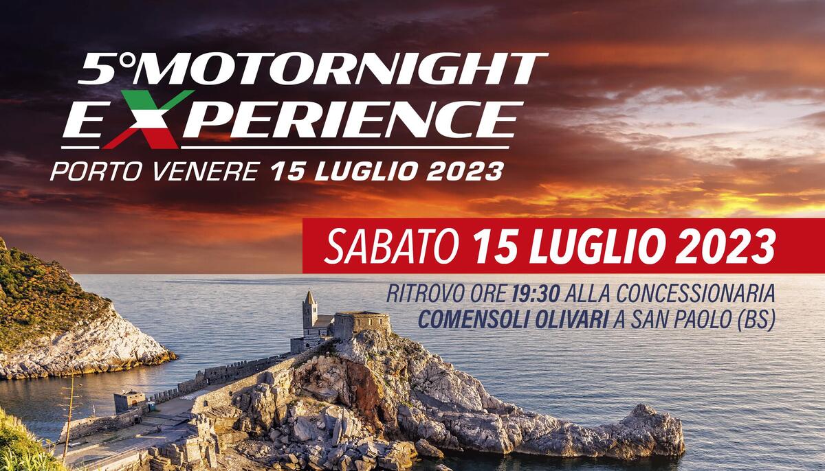Al via la 5° Motornight Experience: il moto giro per i motociclisti ...