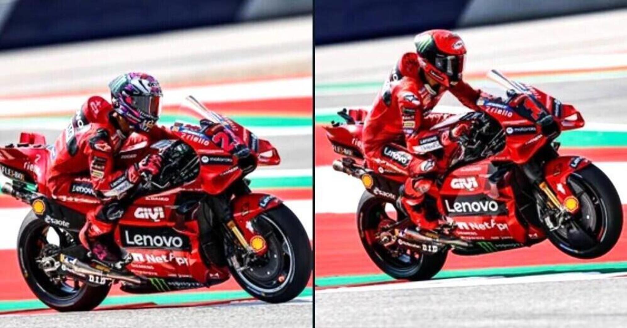 MotoGP 2023. GP Austria. Pecco Bagnaia parla della GP23 e della GP22, riguarda anche Enea ...