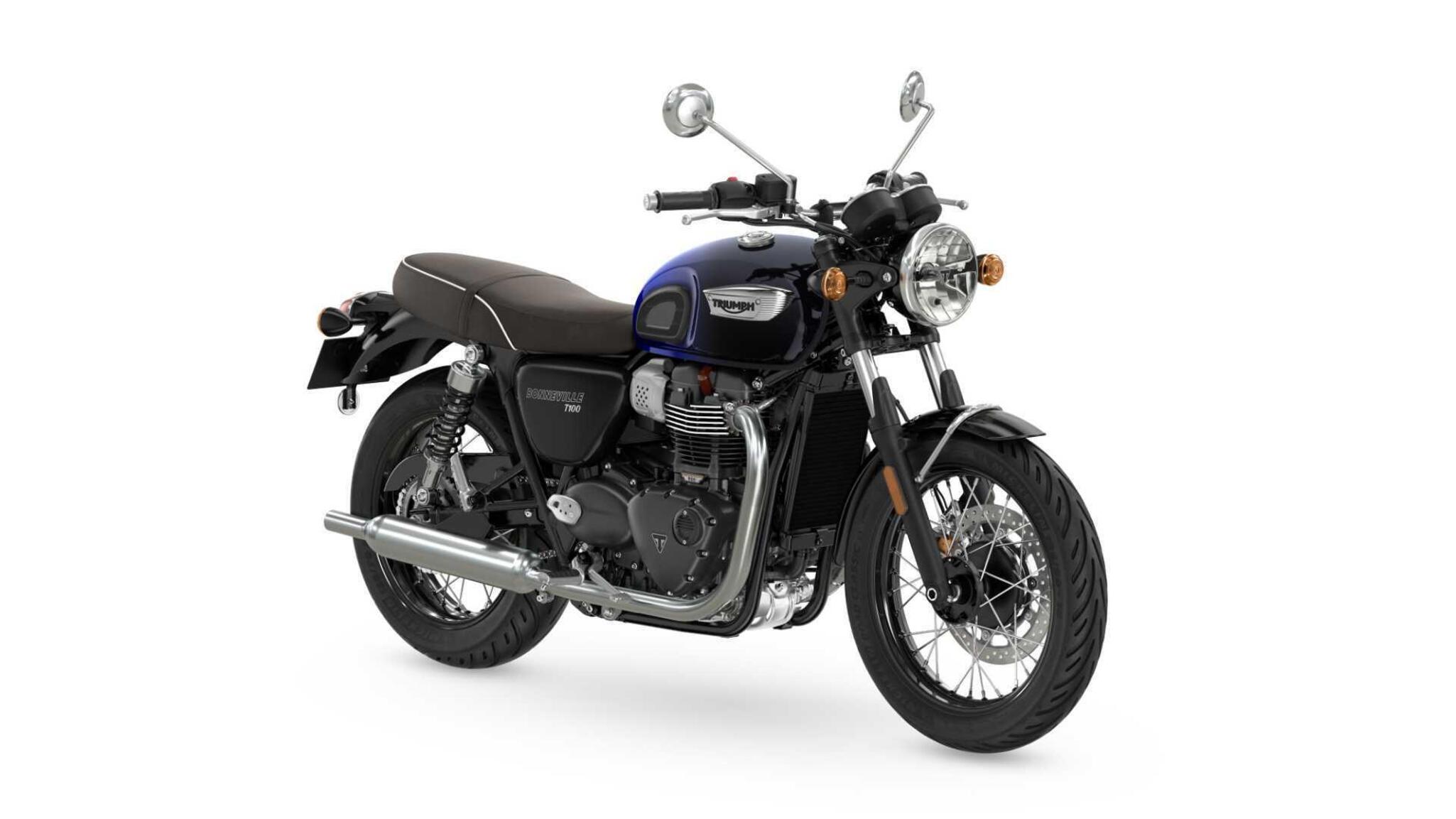 Triumph Bonneville T100 Stealth Edition (2024), prezzo e scheda tecnica ...