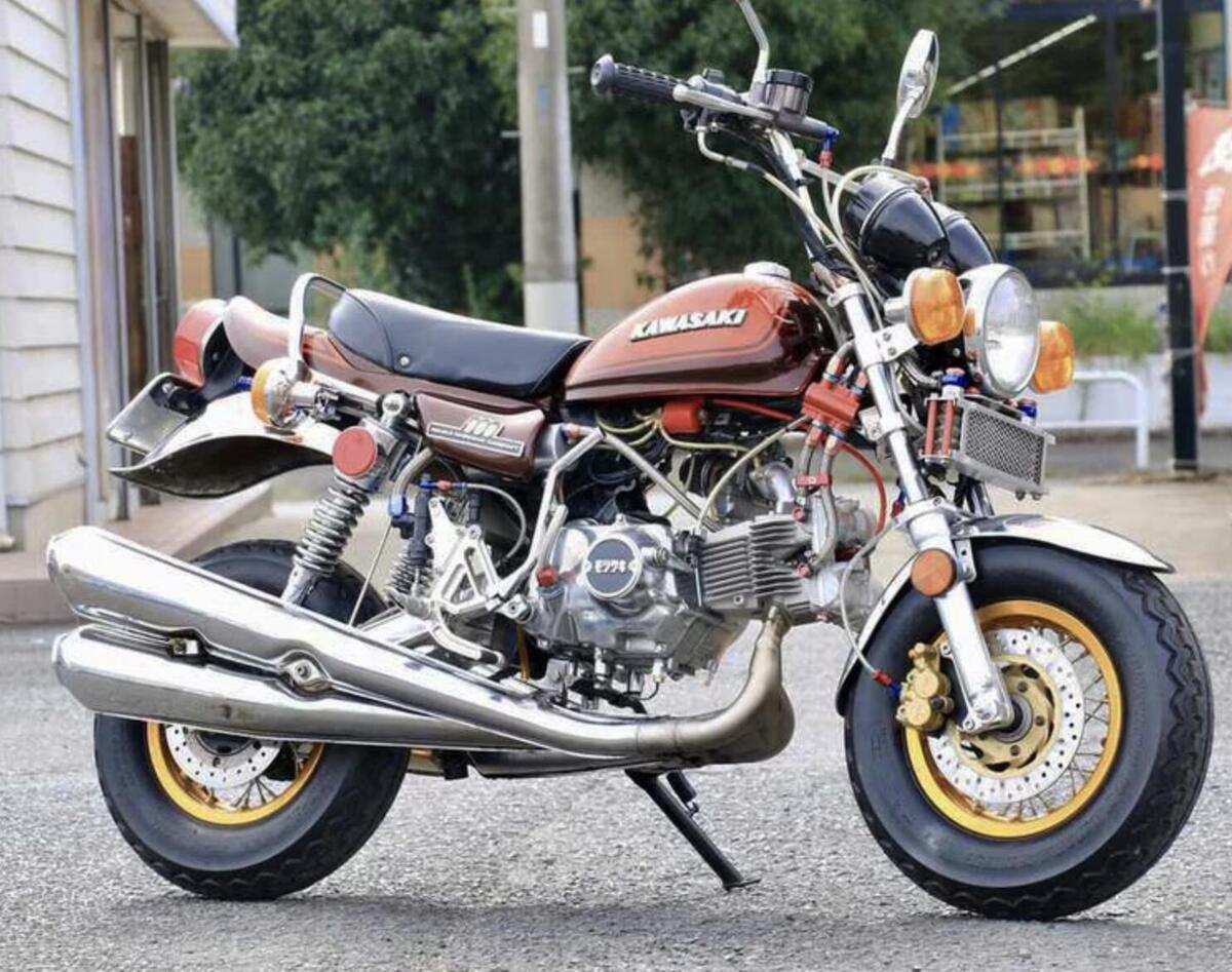 Una Honda Monkey che si traveste da Kawasaki - News - Moto.it