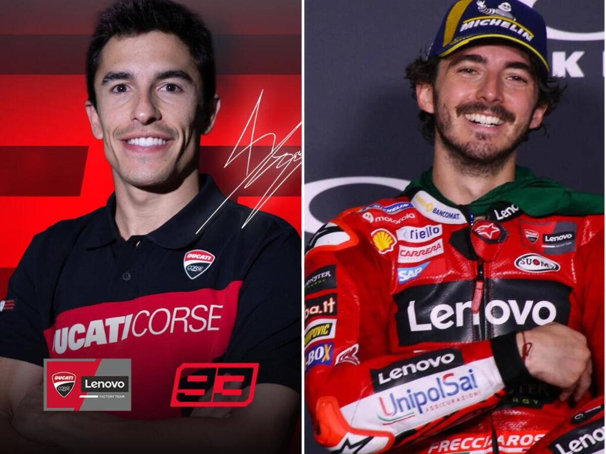 MotoGP 2024, Marc Marquez e Pecco Bagnaia compagni di squadra: cosa ne pensano gli appassionati ...