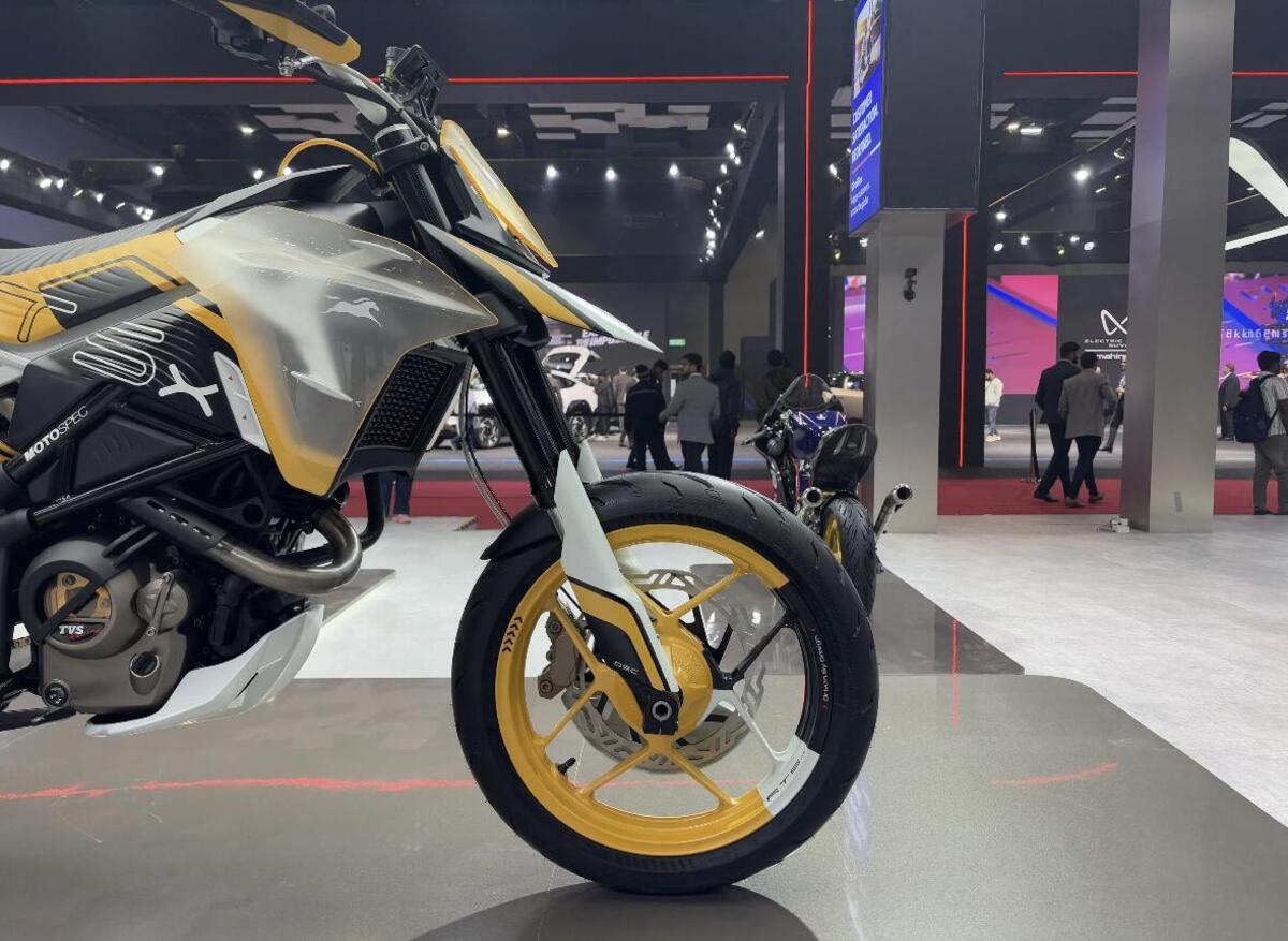 TVS RTS X Supermoto: l’azienda indiana svela un concept che punta al ...