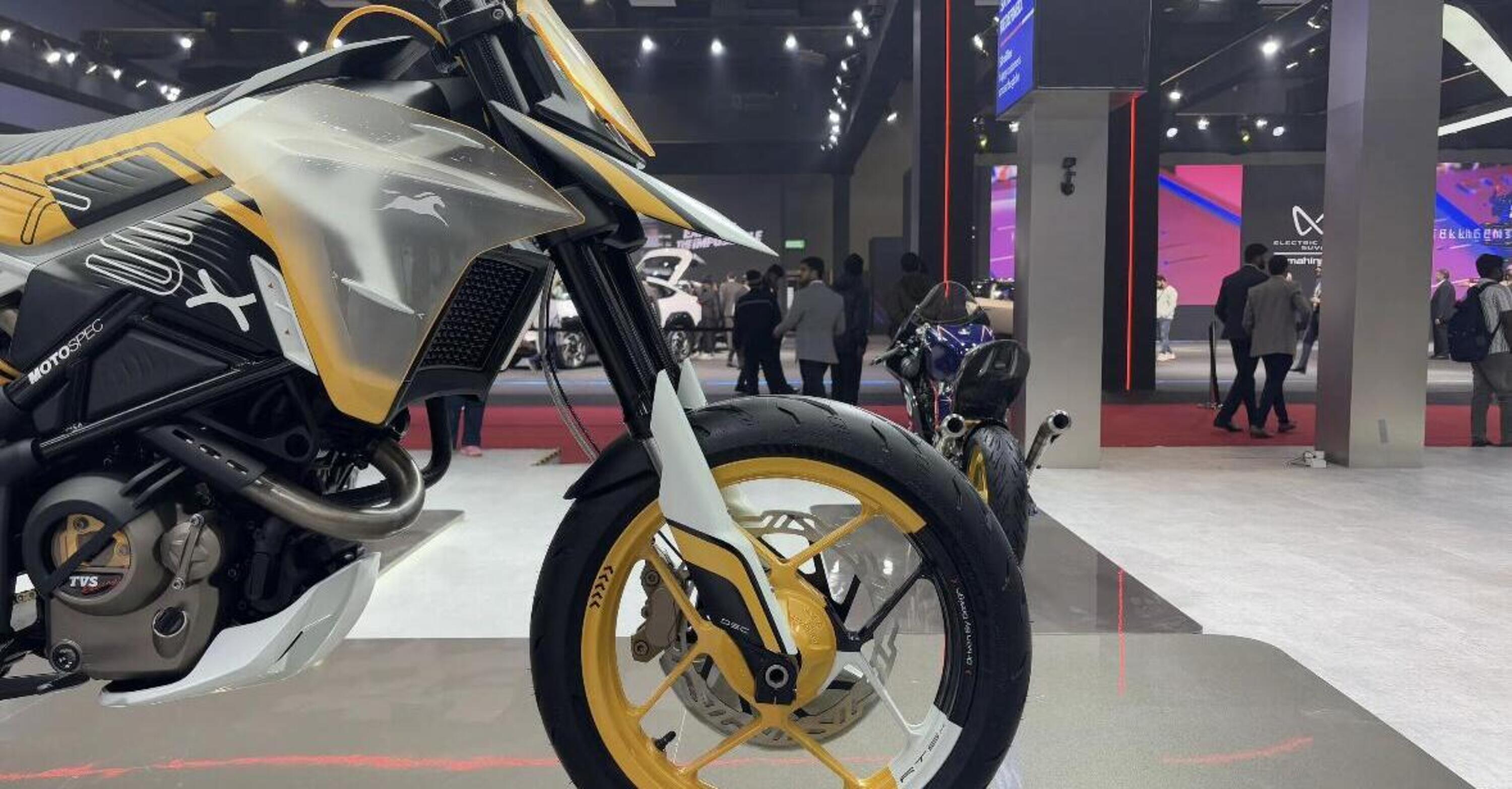 TVS RTS X Supermoto: l’azienda indiana svela un concept che punta al ...