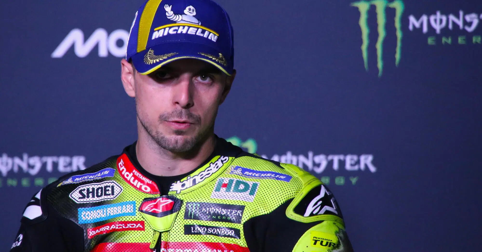 MotoGP 2026. GP di Catalunya. Fabio Di Giannantonio dopo la vittoria ...